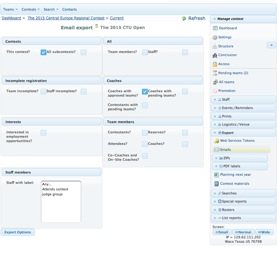 The ICPC International Collegiate Programming Contest