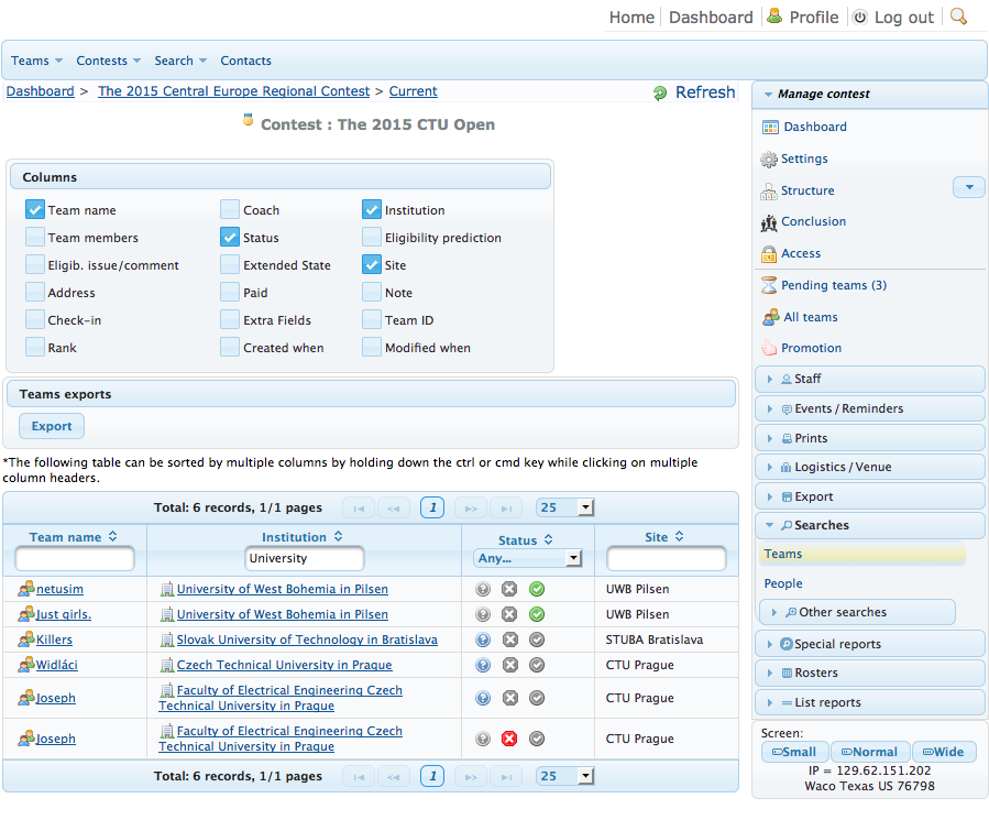 The ICPC International Collegiate Programming Contest